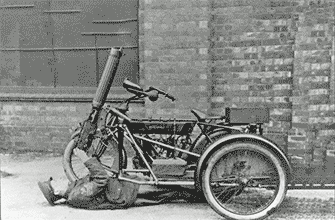 1914 - 5th Motor Machine Gun Battery to the Rescue | Royal Enfield