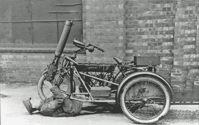 Maxim Gun On A Bicycle