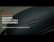 Buy Black Touring Dual Seat For Continental GT 650 | Royal Enfield IN