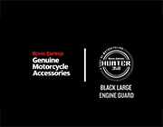 Black Large Engine Guards For Hunter 350 | Royal Enfield USA