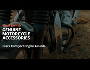 Black Compact Engine Guards | Royal Enfield