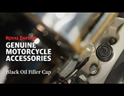 Black Oil Filler Cap for Bear 650 | Royal Enfield USA
