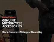 Black Commuter Waterproof Inner Bag | Royal Enfield