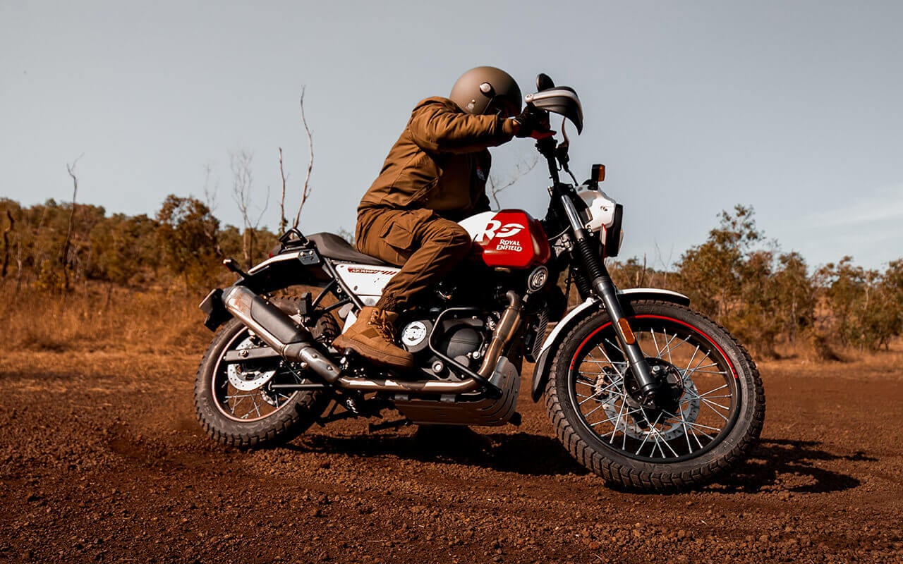 ราคาและสีรถจักรยานยนต์ Scram 411 ในประเทศไทย | Royal Enfield